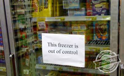 Freezer is out of control | Misteaks