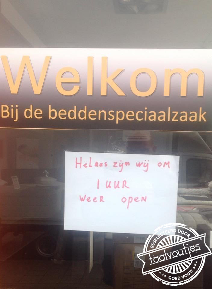 Helaas | Taalvoutjes