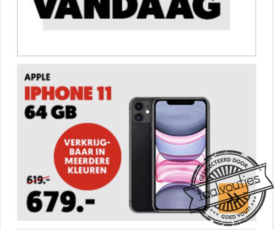 Aanbieding | Taalvoutjes