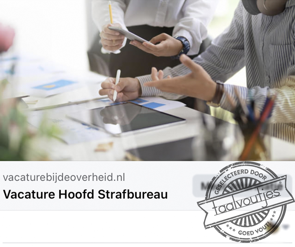 Strafbureau | Taalvoutjes