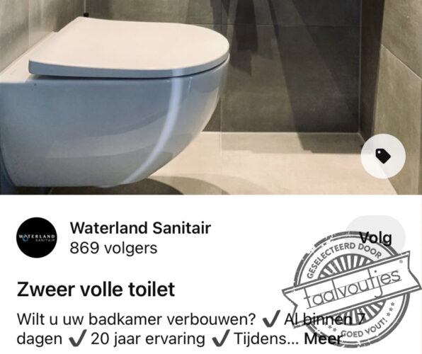 Zweer volle | Taalvoutjes
